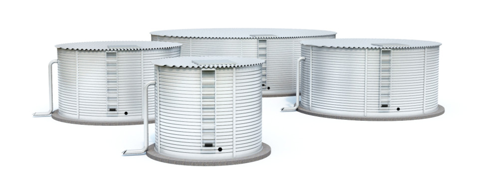 Rain Water Storage Tanks | Grundfos and DAB Pumps | Luminor and Viqua ...