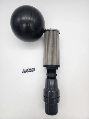 1.5" Stainless Steel Floating Intake Filter w/ Check Valve (Hose ...