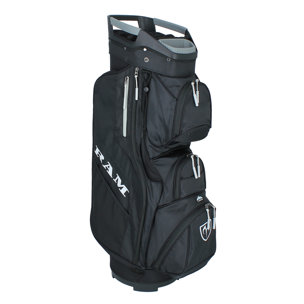 Ram Golf Deluxe Trolley Bag with 14 Full Length Dividers and Putter ...