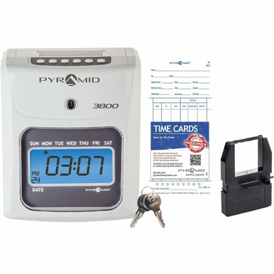 Pyramid Time Systems 3800 Electronic Time Clock - Bluum