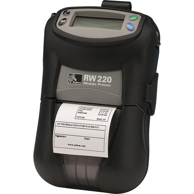 Zebra RW 220 Direct Thermal Printer - Monochrome - Portable - Receipt ...