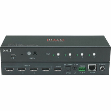 Hall Technologies 4x1 HDMI Switcher - Bluum