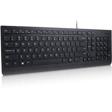 Lenovo Essential Wired Keyboard (Black) - French Canadian 058 - Bluum