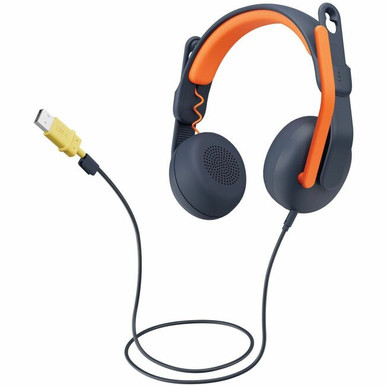 Logitech Zone Learn Headset - On Ear - USB-A - Bluum