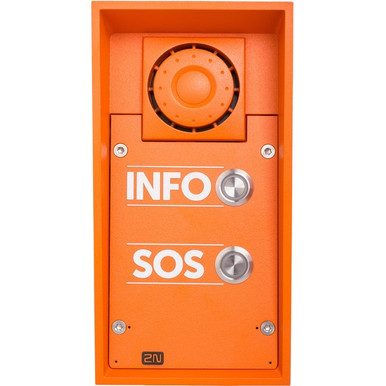 2N IP Safety - 2 Buttons, 10 W Loudspeaker - Bluum