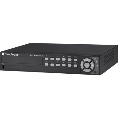 EverFocus 8 Channel WD1 / 960H Real Time DVR - 2 TB HDD - Bluum