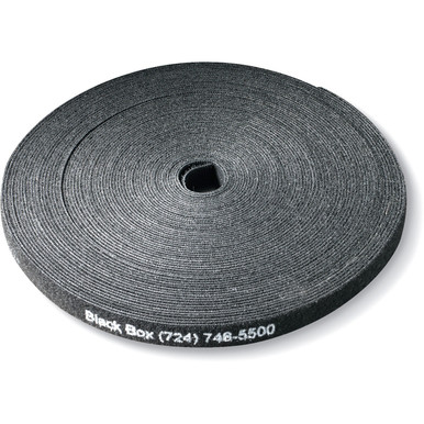 Black Box Hook and Loop Cable Wrap - 5/8" x 75', Black, 75-ft. (22.8-m ...