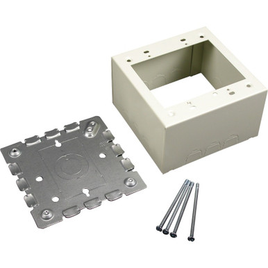 Wiremold 500/700 Two-Gang Extra Deep Switch and Receptacle Box Fitting ...