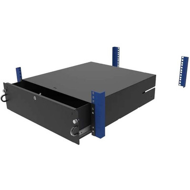 Rack Solutions 3U Lockable Rackmount Drawers 18in (D) - Bluum