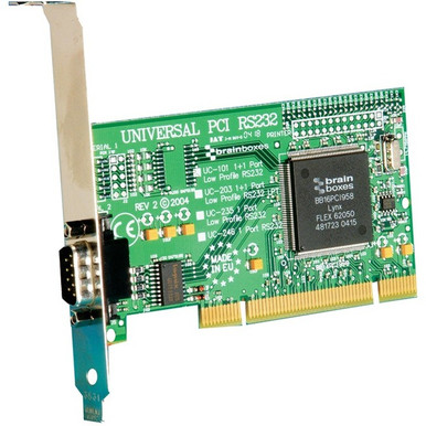Brainboxes 1 Port RS-232 Serial Adapter - Bluum