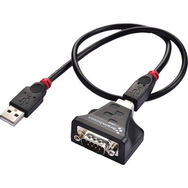 Brainboxes Ultra 1 Port RS232 Isolated USB to Serial Adapter - Bluum