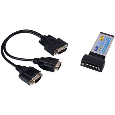 SYBA Multimedia Serial (DB9, RS232, COM) 2 Ports ExpressCard /34mm ...