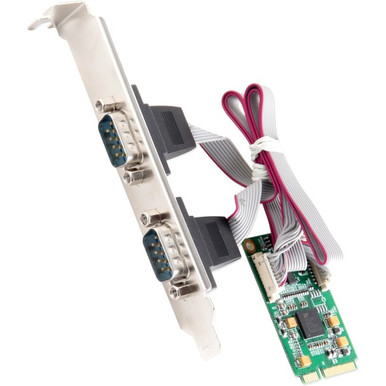 IO Crest 2-Port Serial Mini PCI-E Controller Card (RS-422) - Bluum