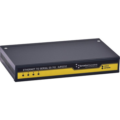 Brainboxes 4 Port RS232 Ethernet to Serial Adapter - Bluum