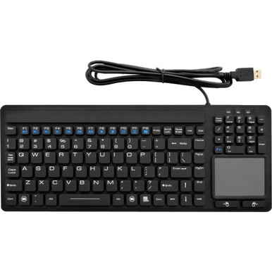 DSI Waterproof IP68 Wired Keyboard with Built-in Touchpad - Bluum