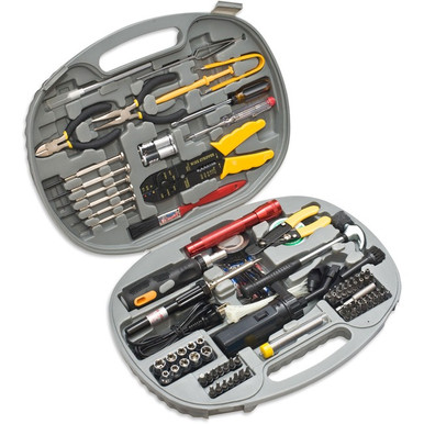 SYBA Multimedia 145 Piece Computer Electronic Tool Kit with Wire Cutter ...