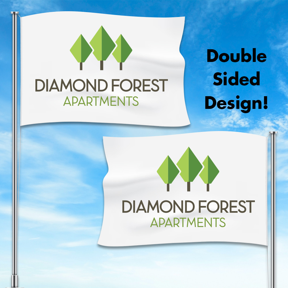 Custom 3x5' Digital, Full Color Flag