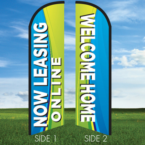 Coastal Waves: Widebody Flags- 24/7 Windleasers