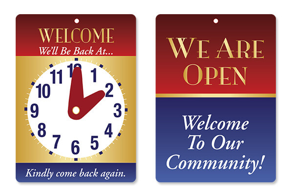 Be-Back Clock - Touch of Gold