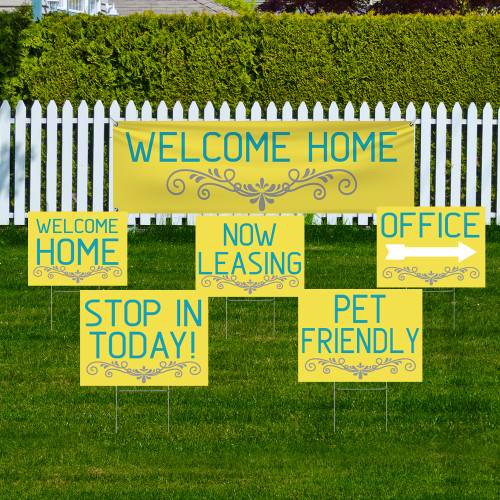 Homemade Welcome Home Banner