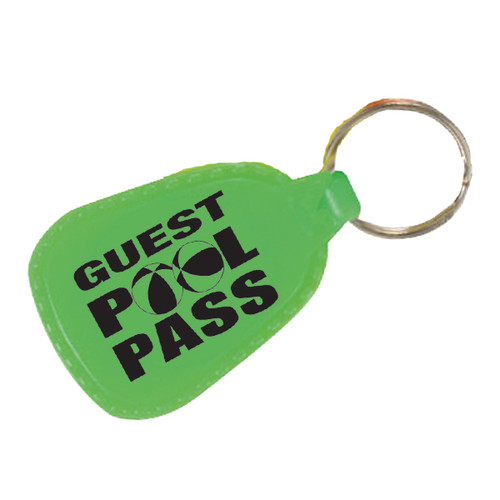 Keyring Pool Pass - Teal