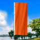 3x8 Orange Vertical Flag