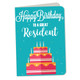 Happy Birthday Resident Card w/ envelopes