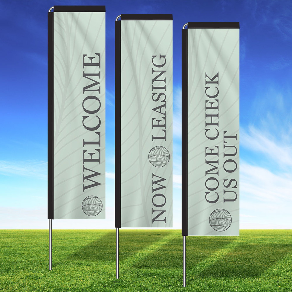 ModLux Double Sided Rectangle Flag Kit