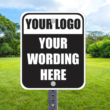 Custom 12" x 18" Aluminum Sign