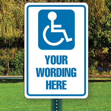 Custom 12" x 18" Aluminum Sign