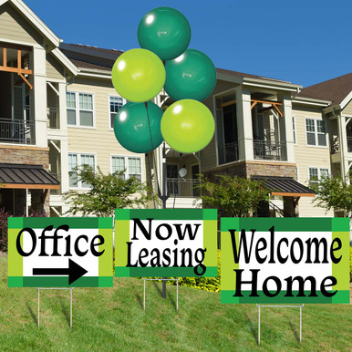 Mosaic Tree - Reusable Vinyl Balloon Cluster and Yard Sign Marketing Bundle