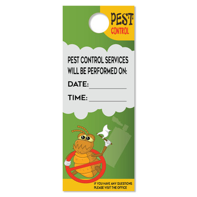 Pest Control Services Door Hanger