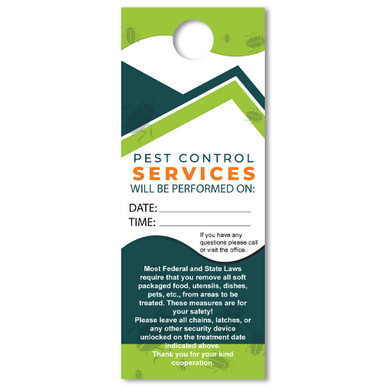 Pest Control Services Door Hanger