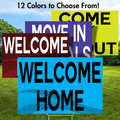 Color Wave Coroplast Signs