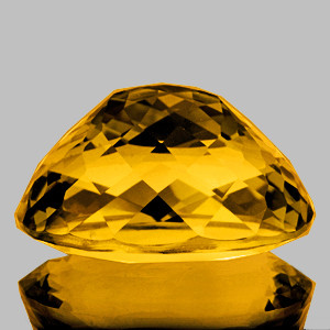 18x14 mm { 16.99 cts} Oval AAA Fire Intense AAA Golden Yellow Beryl ...