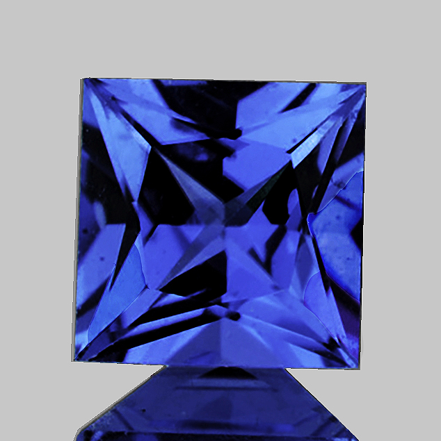 6.00 mm {1.04 cts } Square Princess Cut Extreme Brilliancy Intense ...