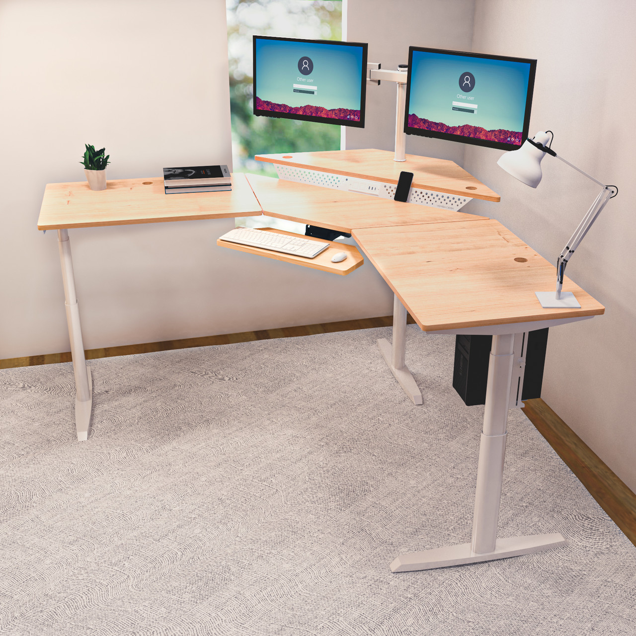Best PowerLift-Corner Standing Desk - VersaTables