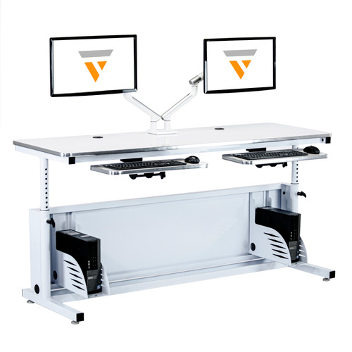 Deluxe Height Adjustable Computer Tables - VersaTables