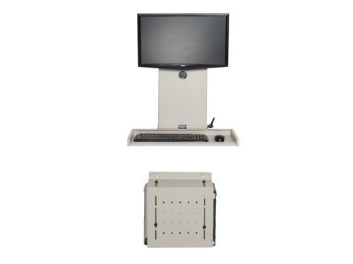 Ultra Flat Wall Mount Computer Station - VersaTables