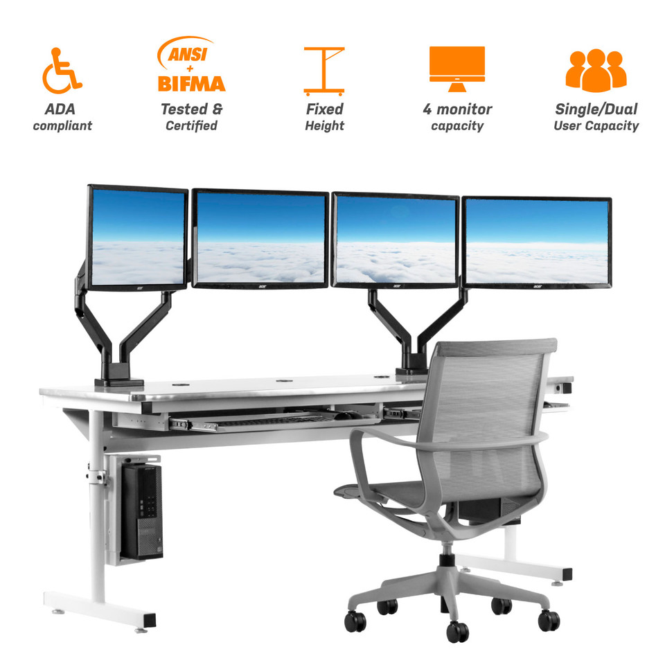Computer Table | Basic Computer Desk - VersaTables