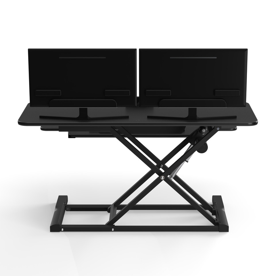 Power Riser Electric Standing Desk Converter , Black