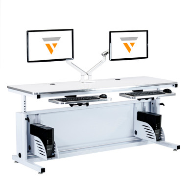 Deluxe Height Adjustable Computer Tables - VersaTables