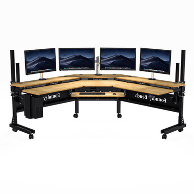 Foundry Bench Desk Corner Electric Standing Desk