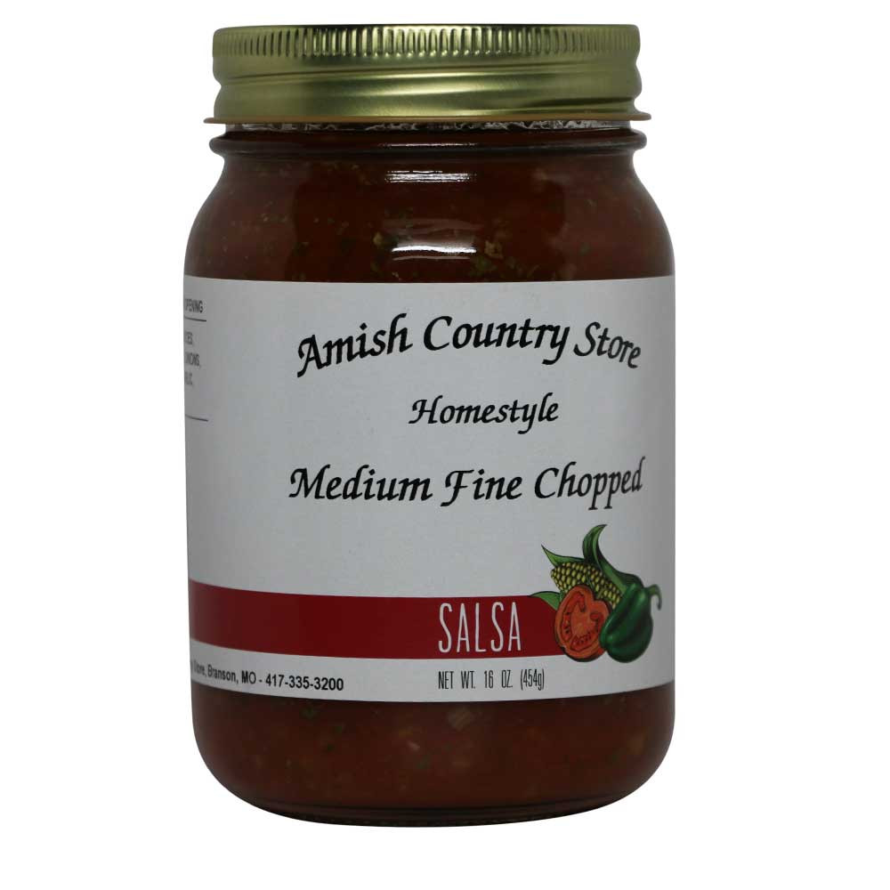 Medium Fine Chopped Salsa - Amish Country Store