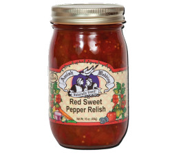 Red Pepper Sweet Relish - Pint | Amish Country Store