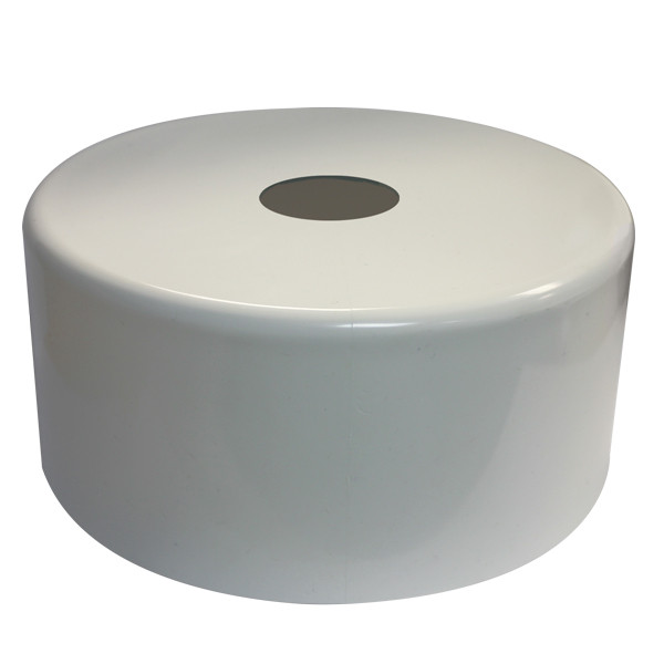 Trash Collector Top Cap 8in Dia. PVC SCH40 Slip Cap with 3in Hole | Sonny's