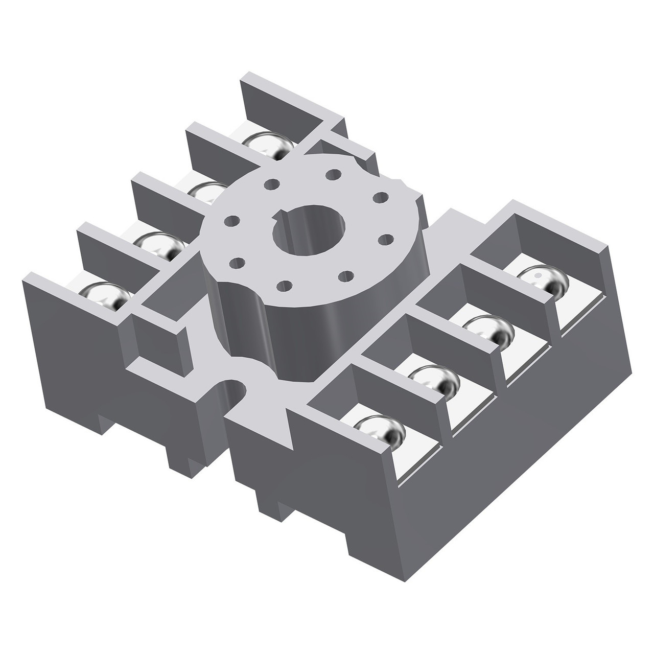 Octal Relay Socket Base 8-Pin, 10amps AC, 901308| Sonny's