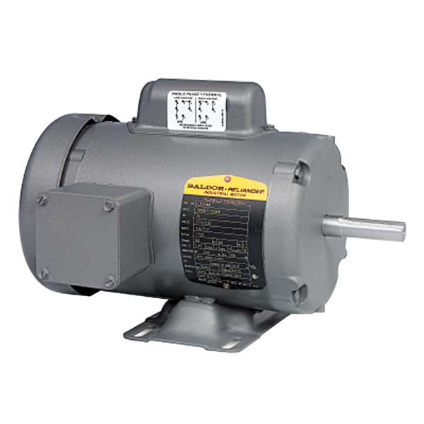 Motor, 1/3HP, 1725RPM, 56C Frame, TEFC Enclosure, Single Phase, 115 ...