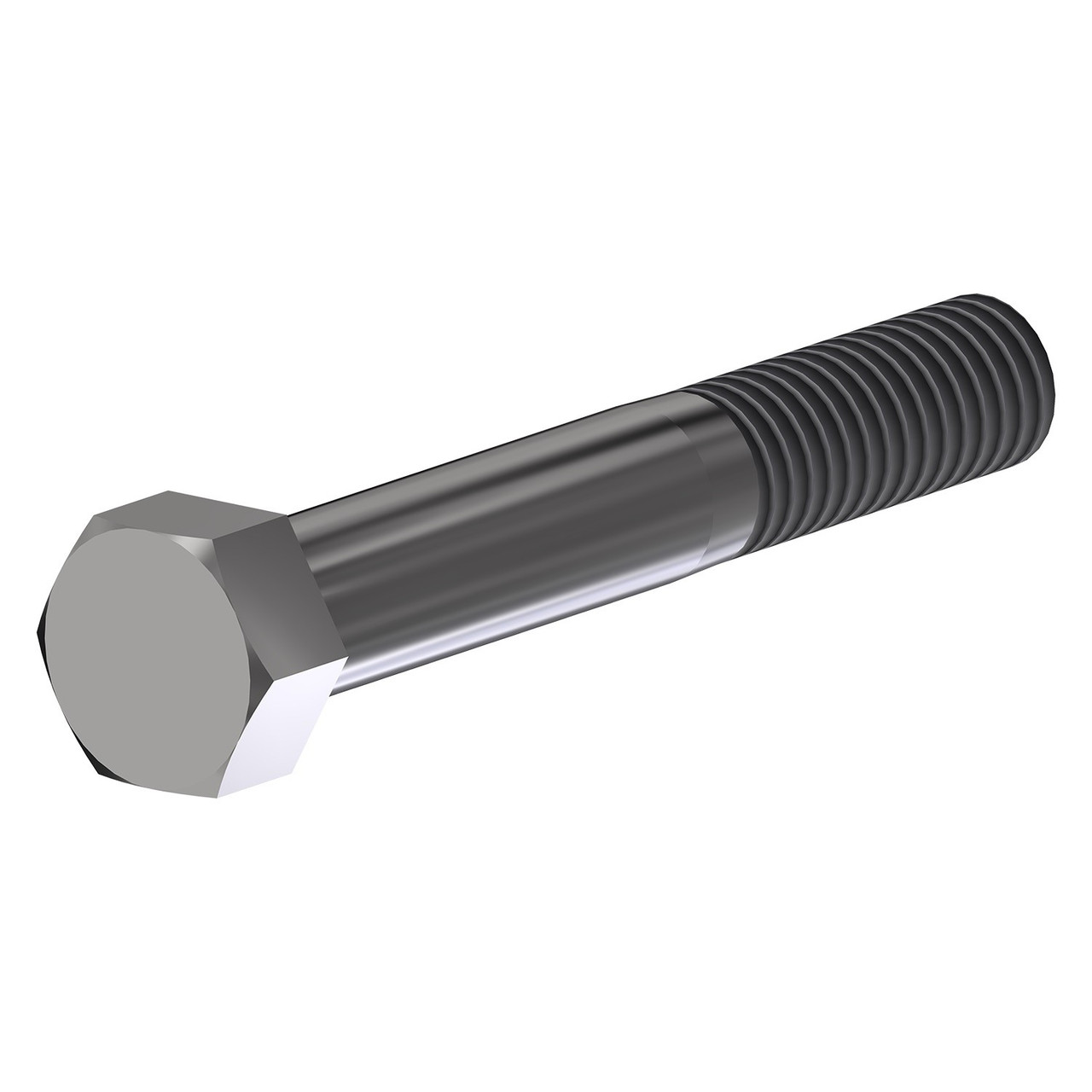Hex Bolt, 3/8-16 x 2-1/2in, Coarse 18-8, Stainless Steel, 37C250HCSS ...
