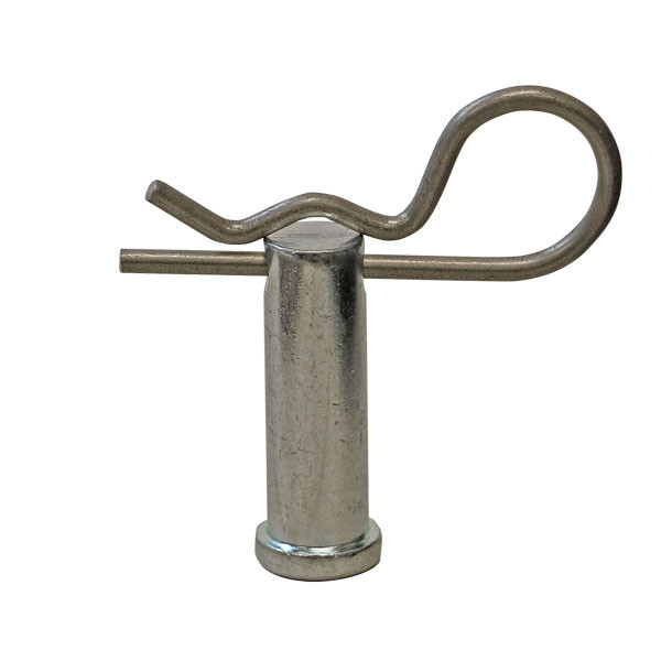 Clevis Pin with Bridge Pin, 1/2in Dia. x 1-1/2in L, Zinc Plated Steel ...
